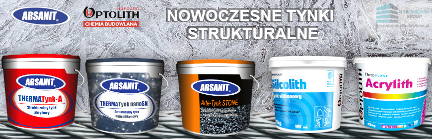 Tynki strukturalne | Tynki i podkłady tynkarskie