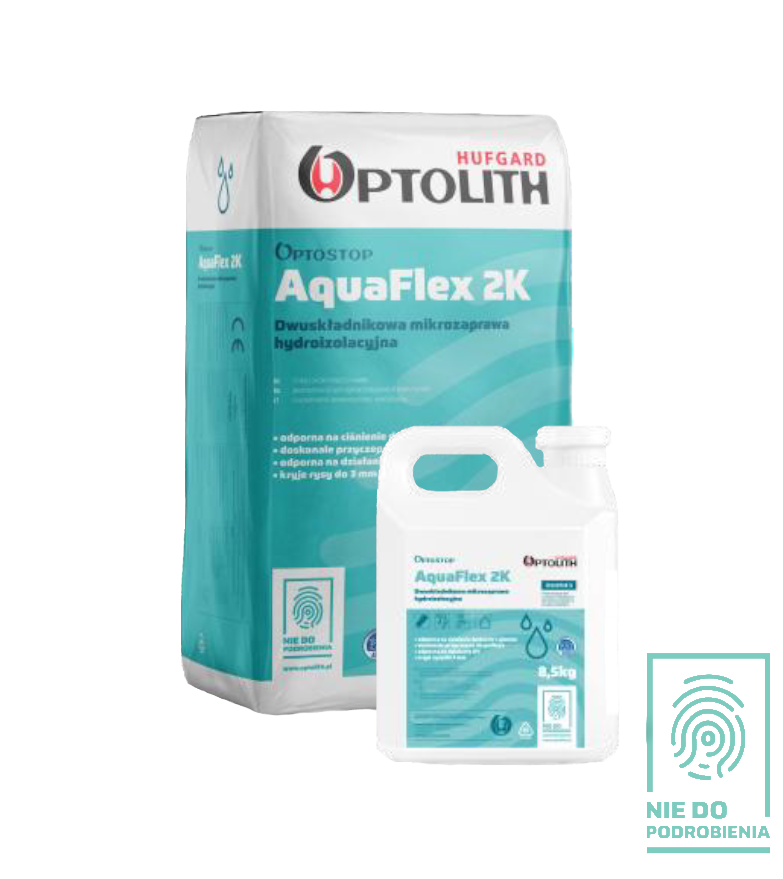 Dwuskładnikowa Mikrozaprawa Hydroizolacyjna – Optostop AquaFlex 2K | Hydroizolacje Systemy ...